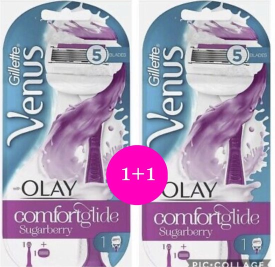 Gillette Venus ComfortGlide Sugarberry-scheermes voor vrouwen met ...
