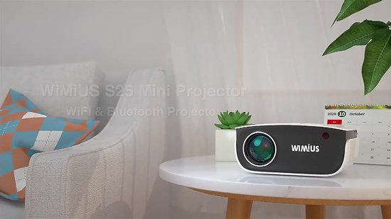 Wimius S25 | Mini beamer | Mini projector | Wifi verbinding ...
