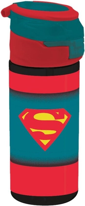 DC Comics Superman - Drinkfles - Met Drinktuit - 532ml | bol
