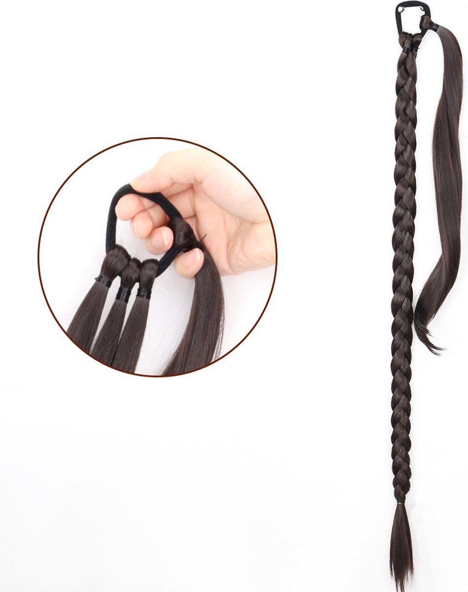 WiseGoods Luxe Paardenstaart Vlecht Extensions Dames - Hairextensions ...