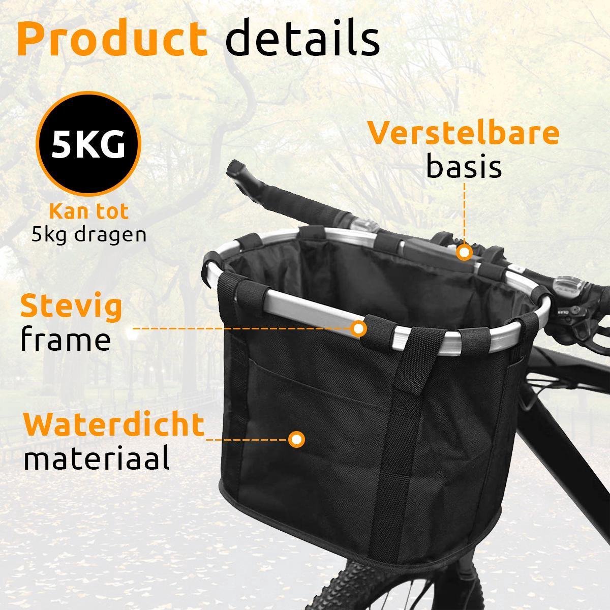 Innovaland Hondenfietsmand Zwart - Boodschappentas - Hondenmand Fiets - Fietsmand Hond... | bol.com