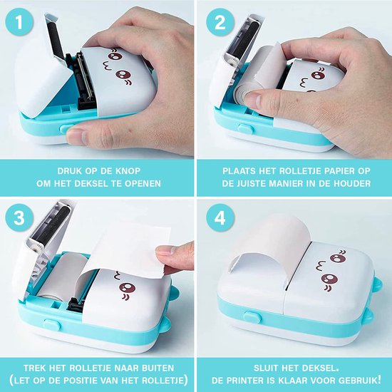 Printer voor Smartphone - Mini Printer - Draagbare Printer - Mobiele ...