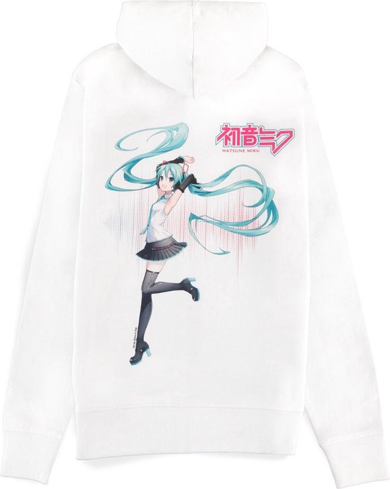 Hatsune Miku - Hatsune Miku Vest met capuchon - XL - Wit | bol