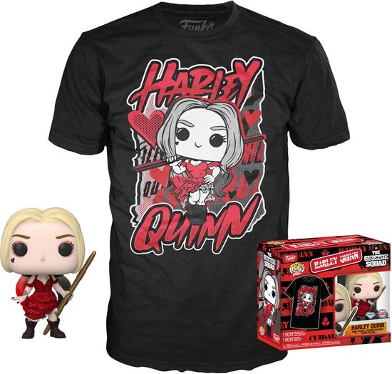 Funko pop! DC Comics The Suicide Squad Tee box maat M - Harley Quinn ...
