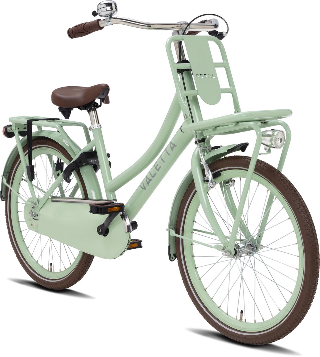 Valetta Cargo - Transportfiets - Meisjesfiets - 22 inch - Pastel Groen ...