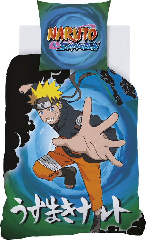 Naruto Dekbedovertrek Black Clouds - Eenpersoons - 140 x 200 cm ...