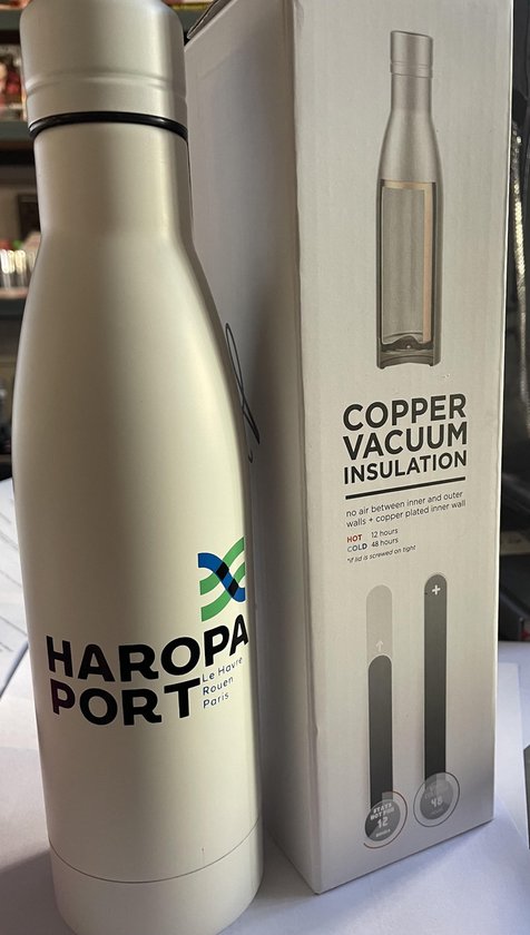 Copper Vacuum insulation 500 ML RVS | bol.com