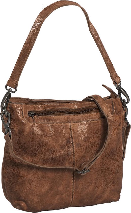 Daniel Ray Leather Crossbody Schoudertas Murrieta Cognac | bol.com