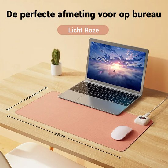 Currero Verwarmde Bureaumat - Bureau Onderleggen - Verwarmingsmat ...