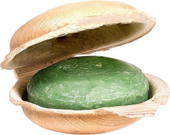 Vetiver zeep Rainforest in palmblad #44440 - Zeepbakje - Natuurlijke ...