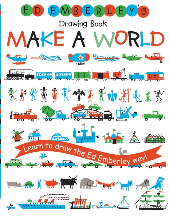 Ed Emberleys Drawing Book Make A World, Ed Emberley | 9780316789721 ...