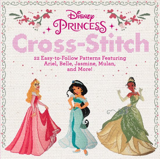 Disney Princess CrossStitch 22 EasyToFollow Patterns Featuring Ariel ...