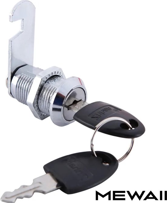 Locker slot - Kantelslot - 25mm - Unieke sleutels | bol.com