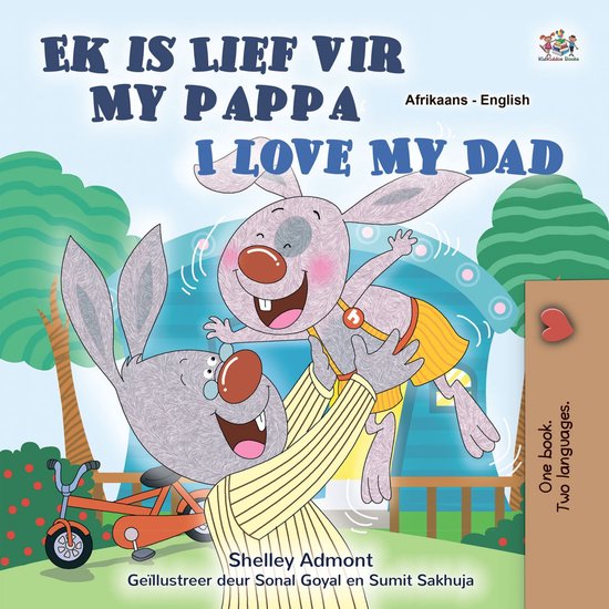 Afrikaans English Bilingual Book for Children - Ek is Lief vir My Pappa ...