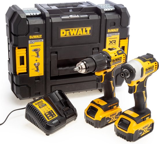 DeWalt DCK2062P2T Comboset - 18V Accuklopboormachine DCD709 ...