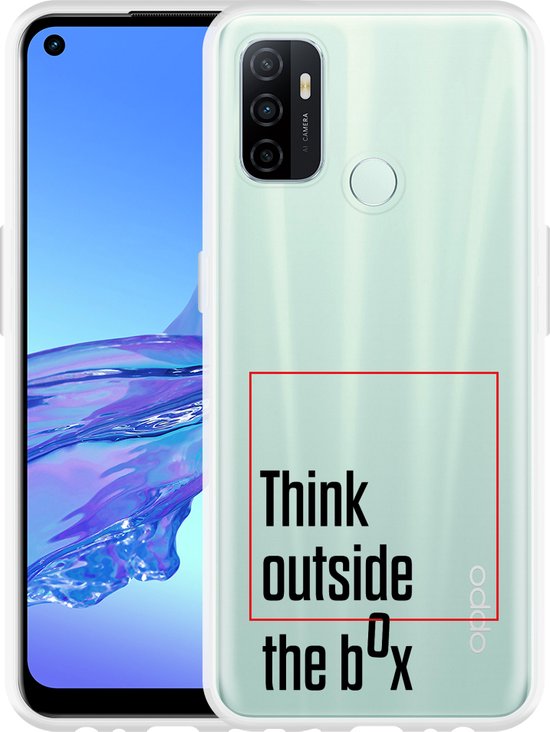 Oppo A53 Hoesje Think outside the Box - Designed by Cazy | bol