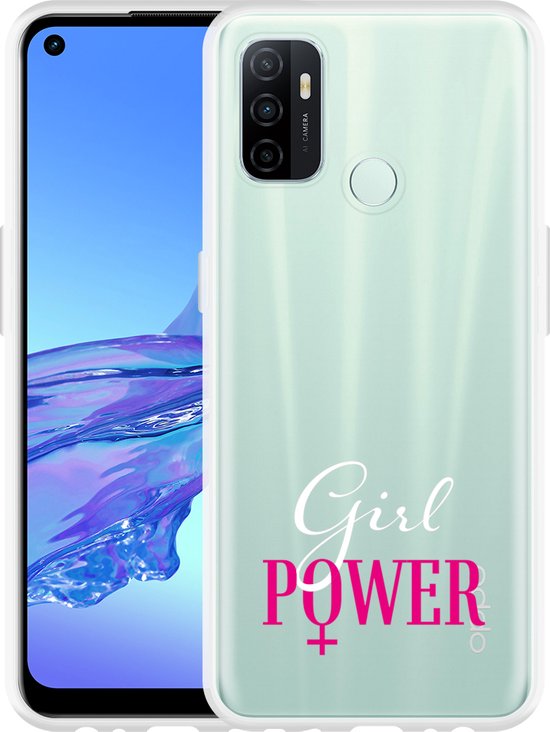 Oppo A53 Hoesje Girl Power - Designed by Cazy | bol.com