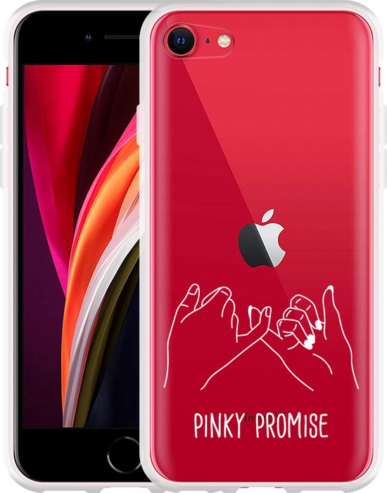 iPhone SE 2020 Hoesje Pinky Promise - Designed by Cazy | bol