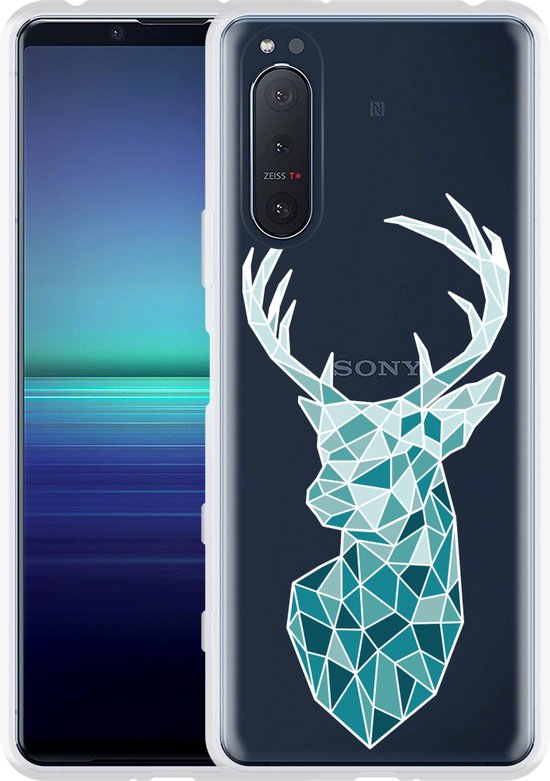 Sony Xperia 5 II Hoesje Art Deco Deer Designed by Cazy | bol.com