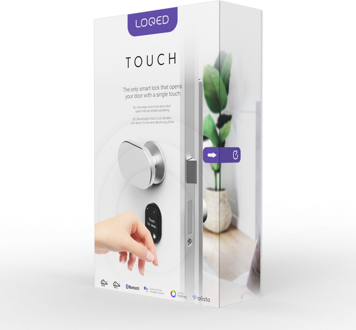 Loqed Bundel Smart Lock & Power Kit - Slim Deurslot - Smart Home ...