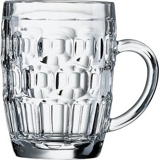 Arcoroc Bock Brit Bierpullen Halve Liter - Set van 24 stuks ...