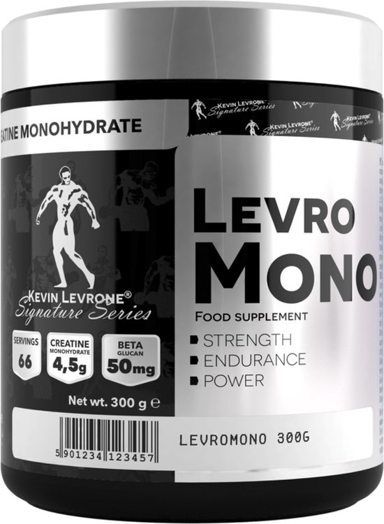Kevin Levrone - Levro Mono - Creatine monohydraat met Beta Glucan ...