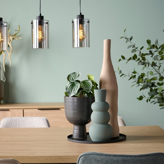 Light & Living - Vaas Haye Naturel - Keramiek Perzik - 60x12x12cm ...