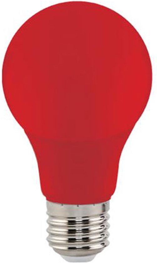 LED Lamp - Rood Gekleurd - E27 Fitting - 3W | bol.com