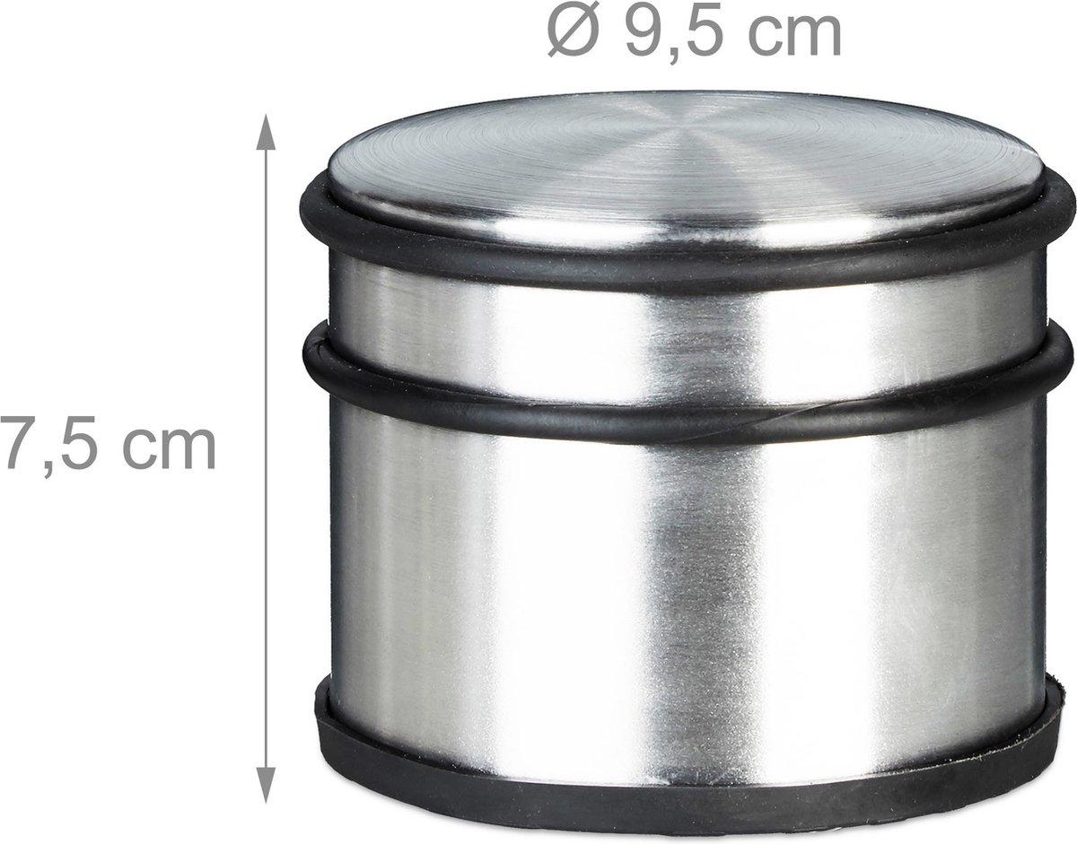 Relaxdays 1x deurstopper 1 kg - XL deurvastzetter - deurbuffer ...