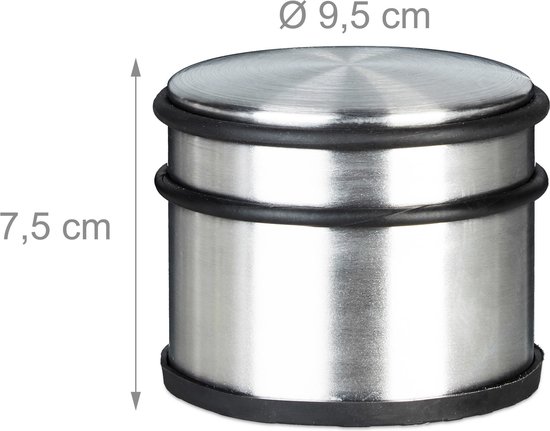 Relaxdays 1x deurstopper 1 kg - XL deurvastzetter - deurbuffer ...