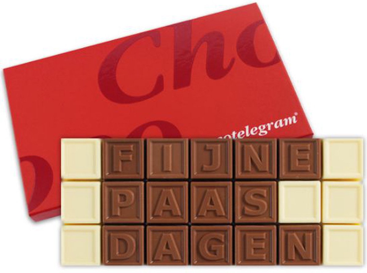 Chocolade Cadeau 21 blokjes 'FIJNE PAAS DAGEN' | Chocoladecadeau ...