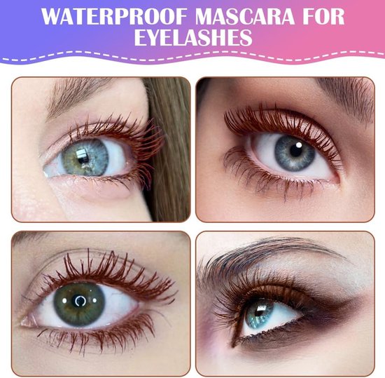 MAXFINE |Bruine Mascara | Verlengende Mascara | Waterproof mascara ...