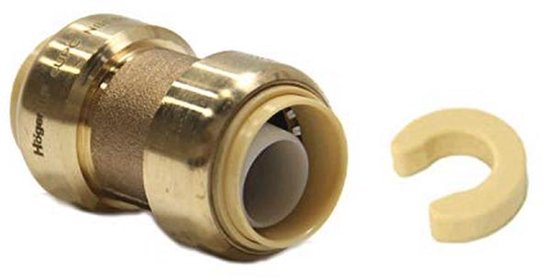 Pack van 50 push-fit messing fittingen 3/4 inch voor Pex, koper en CPVC ...
