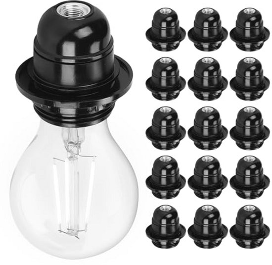 E27 Lamphouders – 15 Stuks Bakelieten Fittingen voor Tafellampen ...