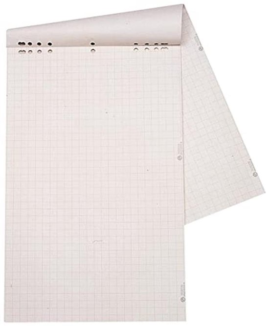 Flip-Chart-Block A4 80 g/m² - Geruit en Blanco - 20 Vellen | bol