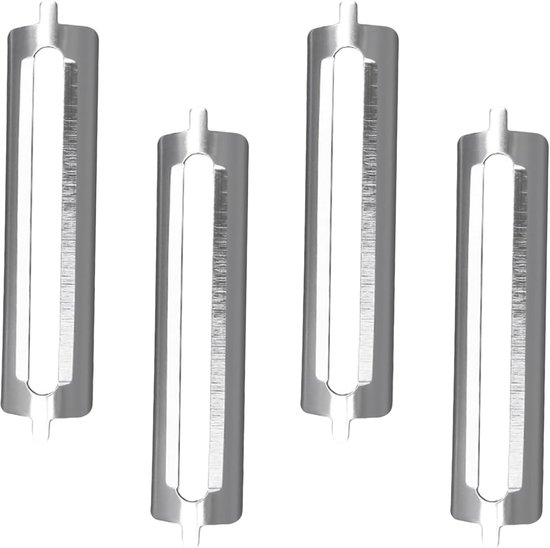 Peeler 4 Stuks - 420 RVS Schiller Vervangbladen - Professionele ...