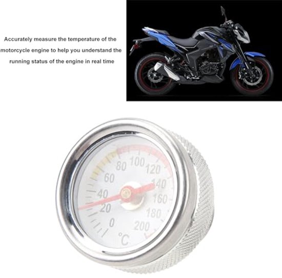 Temperature Gauge for Motorcycles Motor, M20 X 1.5 Engine Oil ...