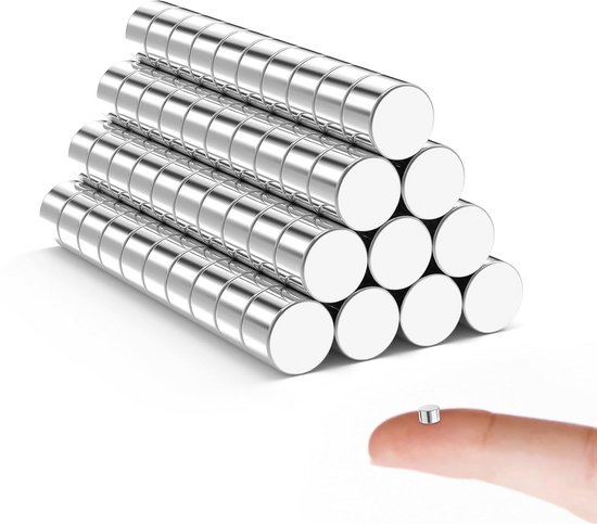 100 Stuks Neodymium Mini-Magneten - 3 x 2 mm Sterke Magneten voor ...