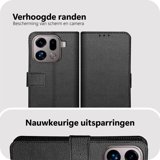 Cazy Hoesje geschikt voor Oppo Find X9 Pro Hoesje met Pasjeshouder ...