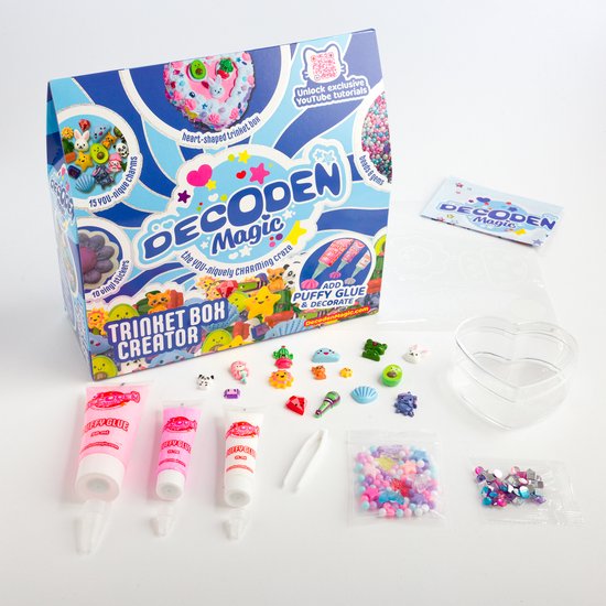 Decoden Magic - Classic: Trinket Box Creator - Hartjes Sieradendoosje ...