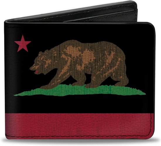 Portemonnee Heren PU Leder - California Vlag Beer Design - Slimme ...