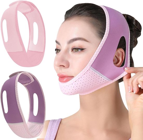 Ronte - Face Lifting Bandage Set - Herbruikbare Bandages voor V-Face ...