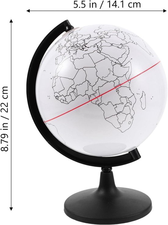 Maak Je Eigen Wereldbol - Educatief Model - DIY Globe - Met Stand ...