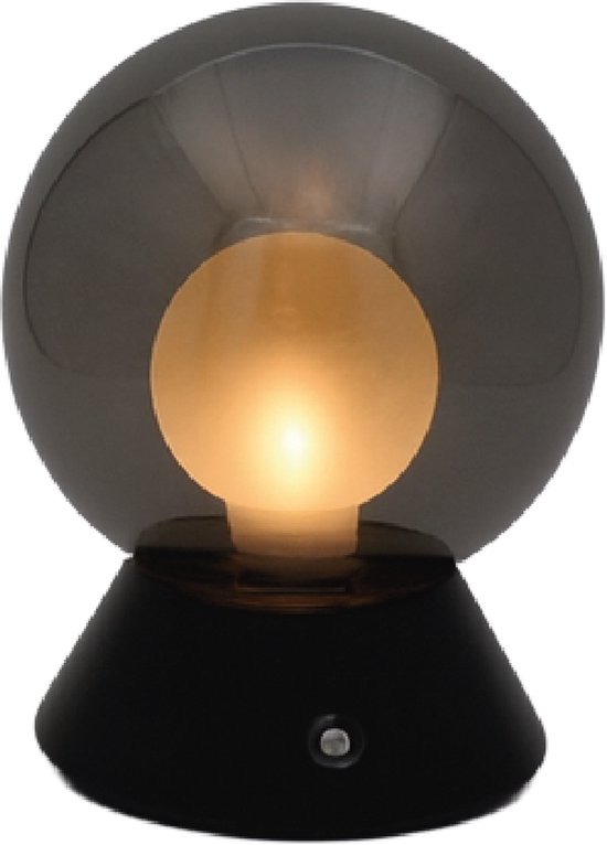 Luxus - Tafellamp Touch - Nora - Zwart - 16cm - Tafellamp Slaapkamer ...