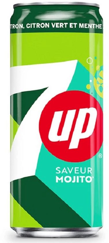 7-Up - Mojito - 24 x 0,33 Liter blik - frisdrank met statiegeld | bol