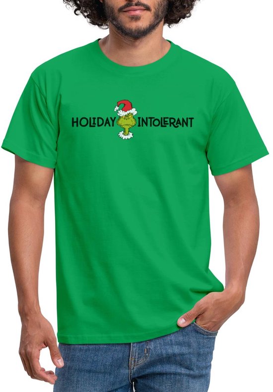 De Grinch Statement Holiday Intolerant T-Shirt Heren | bol