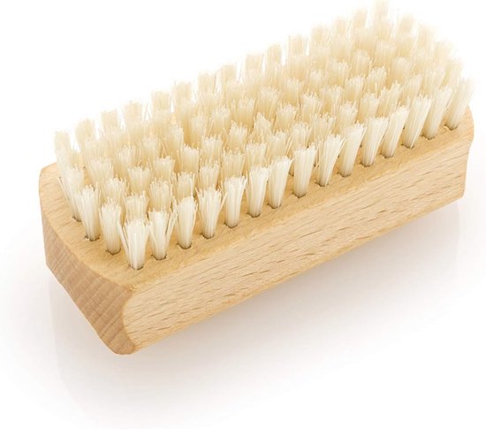Stevige Hand- en Nagelborstel van Beukenhout met Natuurlijke Haren | bol