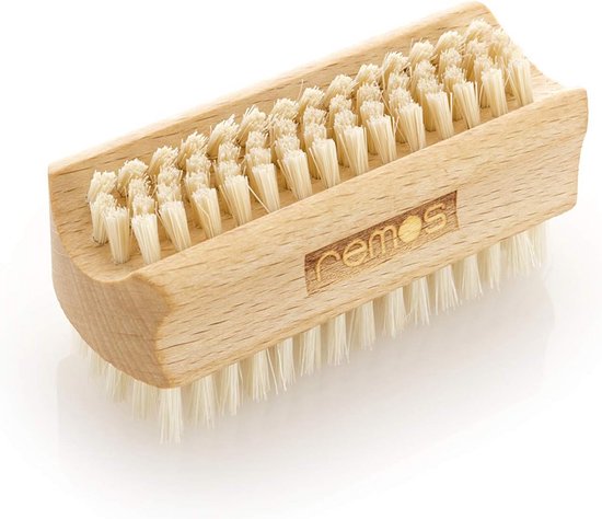 Stevige Hand- en Nagelborstel van Beukenhout met Natuurlijke Haren | bol