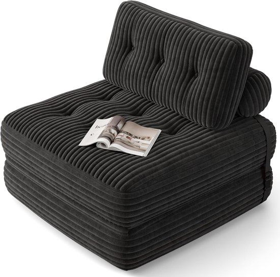 Opvouwbare Slaapbank met Verstelbare Rugleuning voor Kleine Ruimtes ...