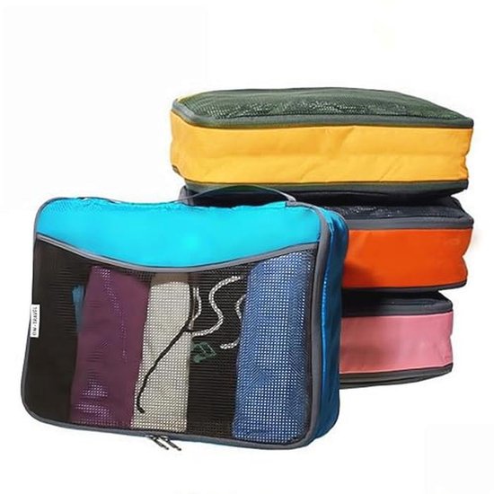 Lichte Koffer Organisator - Inpak Cubes en Opbergtas voor Reizen | bol